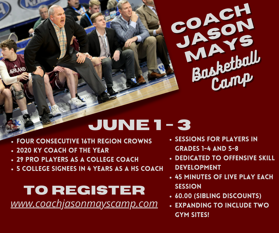 Coach Jason Mays Basketball Camps | Ashland Paul Blazer High School